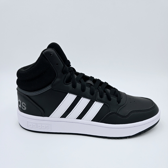 adidas | Shoes | Adidas Hoops 3 Mid Black And White Mens Sneakers ...